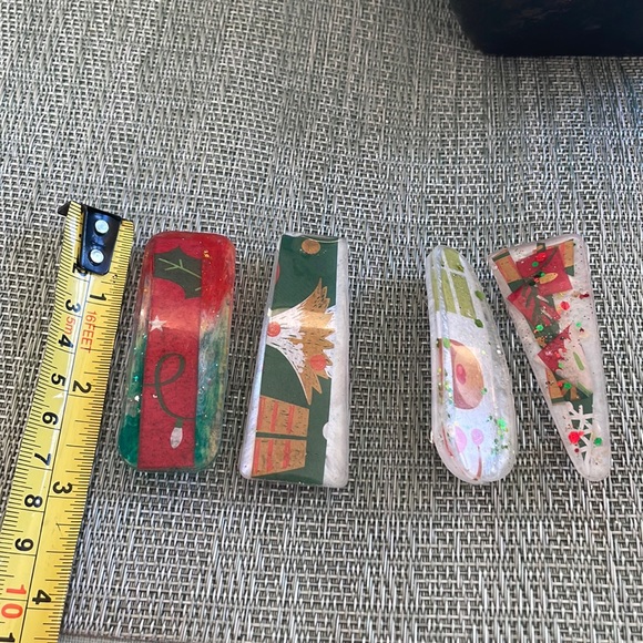 sweet reflex | Accessories | Handmade Festive Holiday French Barrett ...